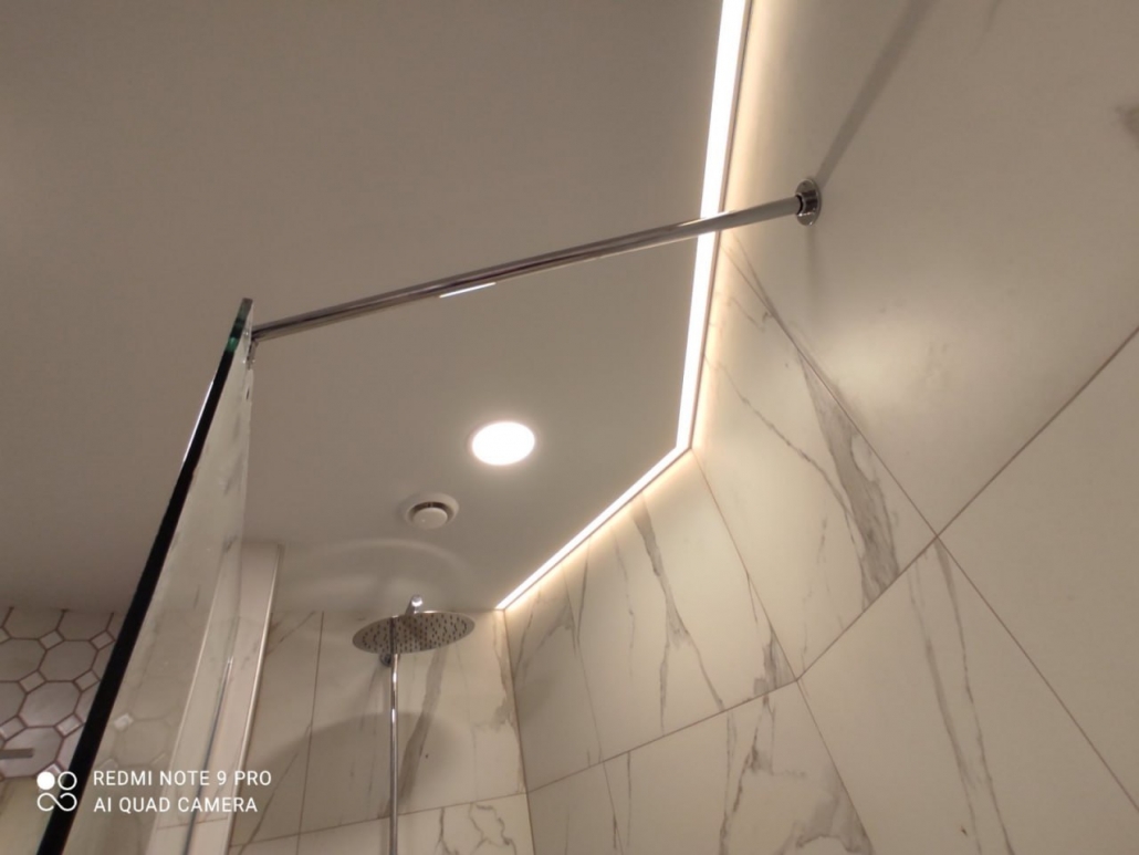 Sieniniai LED profiliai - Modernios lubos