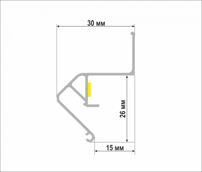 Sieniniai LED profiliai - Modernios lubos