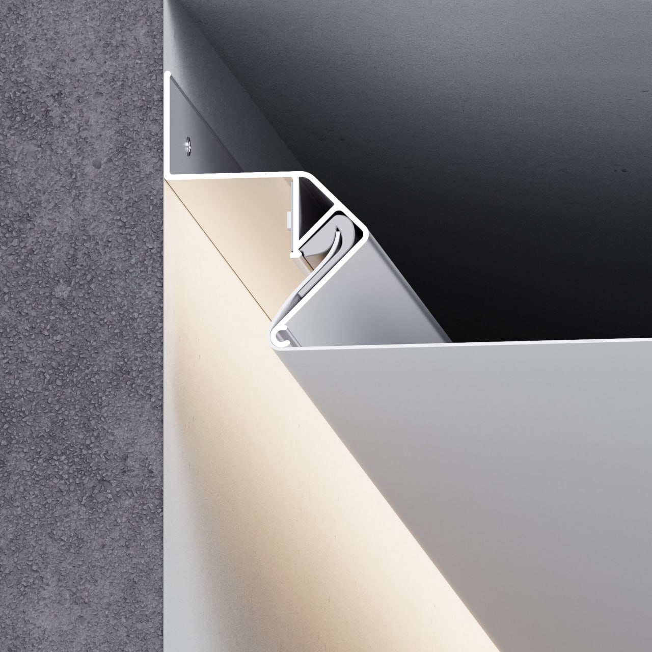 Sieniniai LED profiliai - Modernios lubos